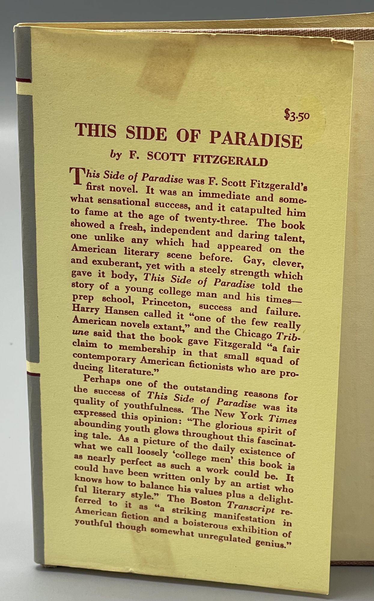 This Side Of Paradise | F. Scott FITZGERALD